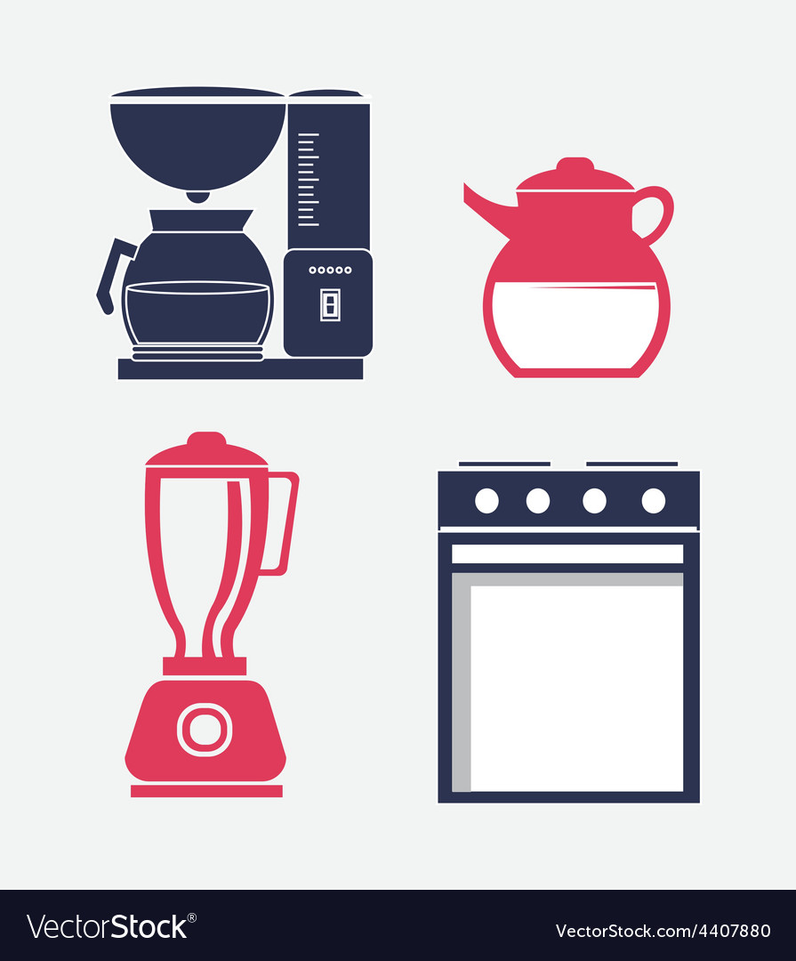 Kitchen design Royalty Free Vector Image - VectorStock