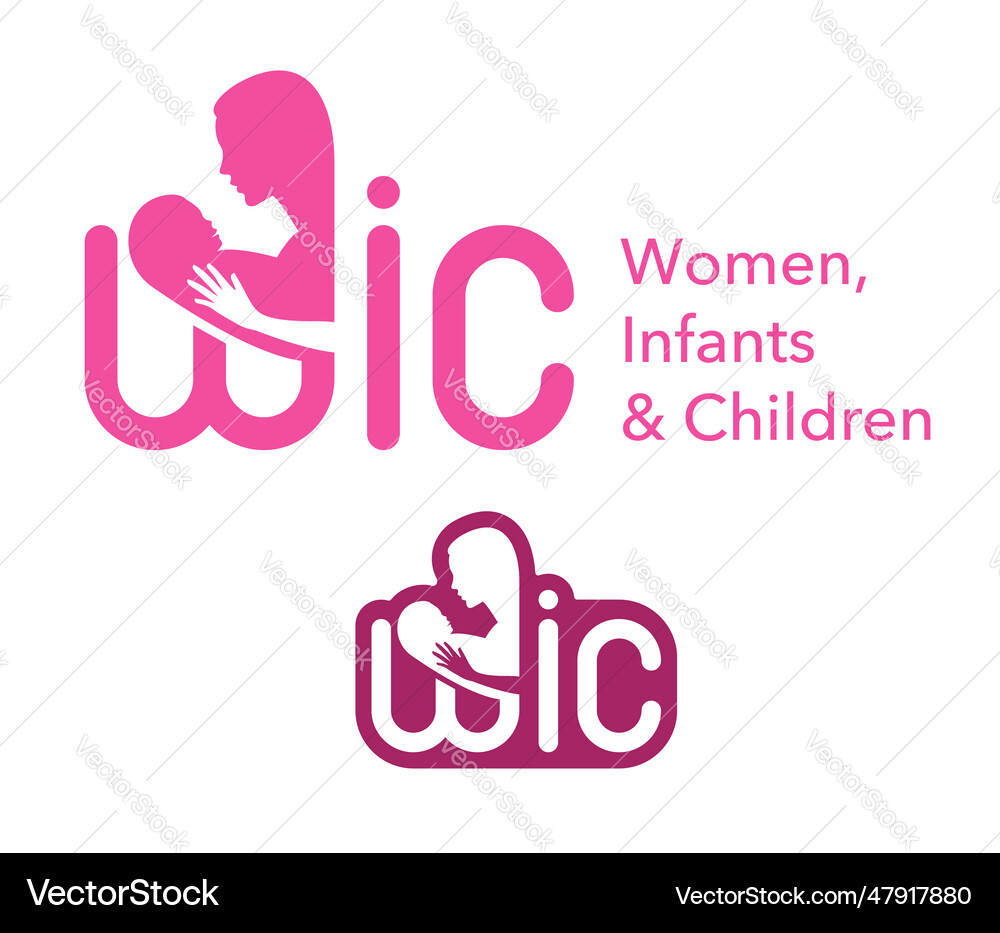 Special program for women infants and children Vector Image