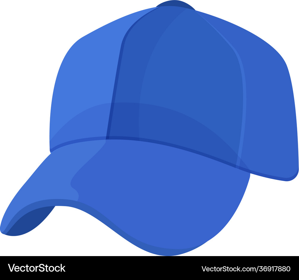 Sports playing and training cap hat for cricket Vector Image