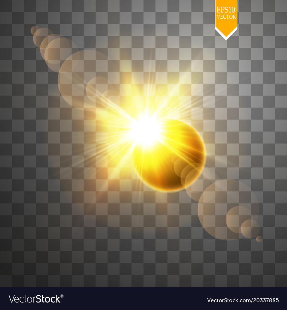 Total solar eclipse Royalty Free Vector Image - VectorStock