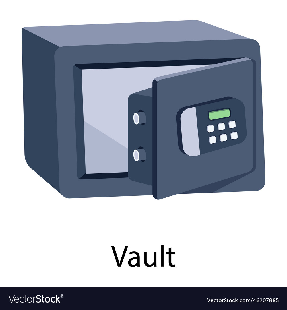 Vault Royalty Free Vector Image - VectorStock