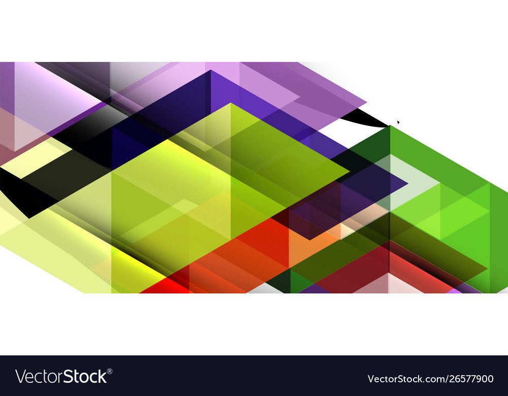 Abstract triangle pattern colorful backdrop Vector Image