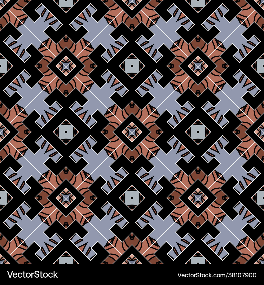 Colorful tribal ethnic seamless pattern modern Vector Image