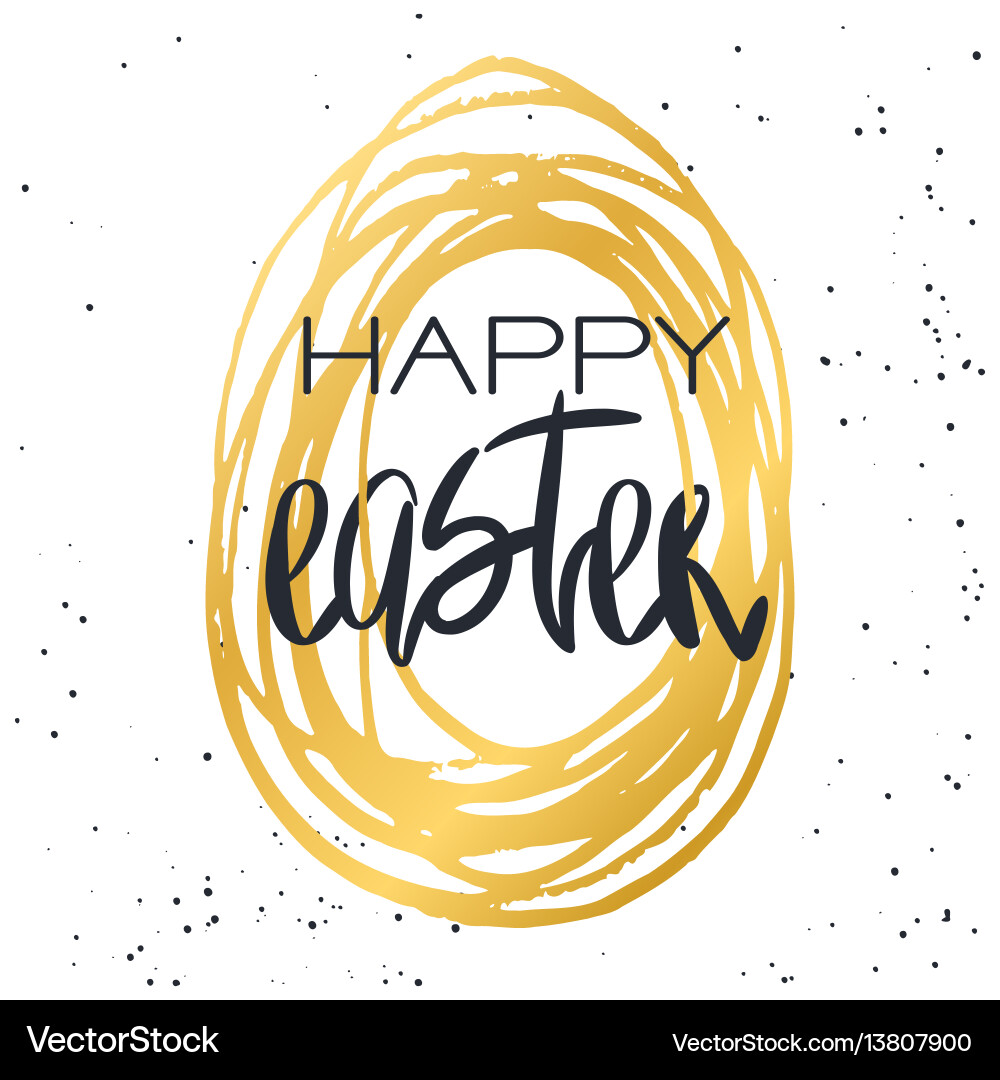 Decorative greeting card with handdrawn lettering Vector Image