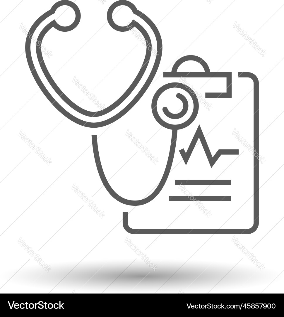 Medical line symbol Royalty Free Vector Image - VectorStock