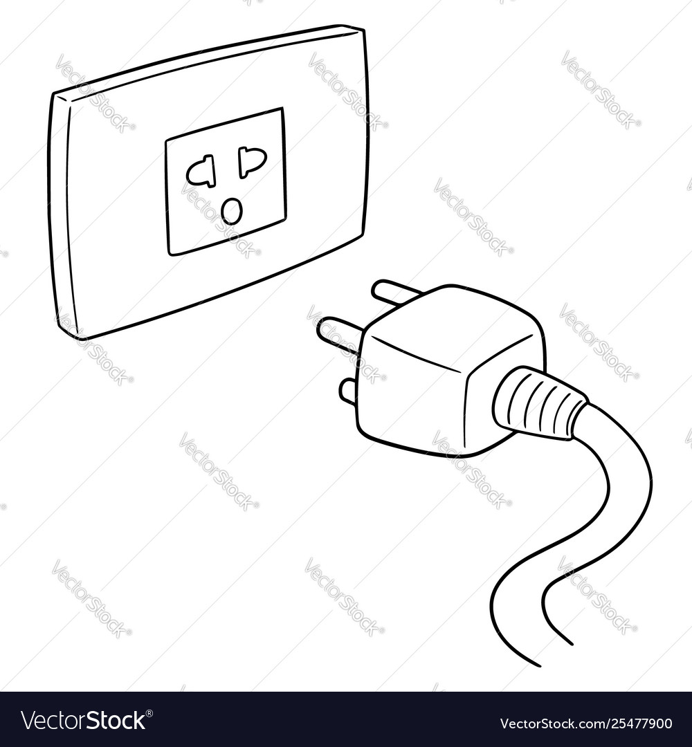Plug Royalty Free Vector Image - VectorStock