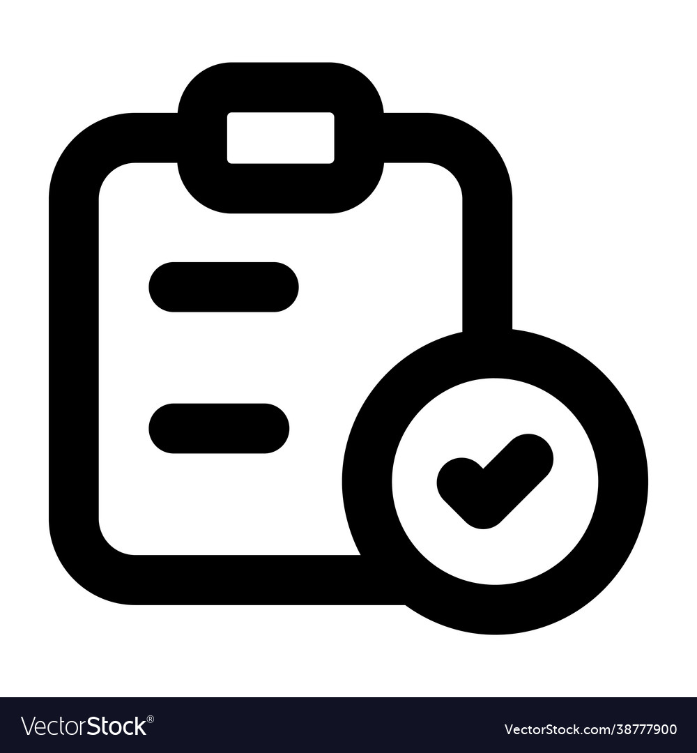 Verified document Royalty Free Vector Image - VectorStock