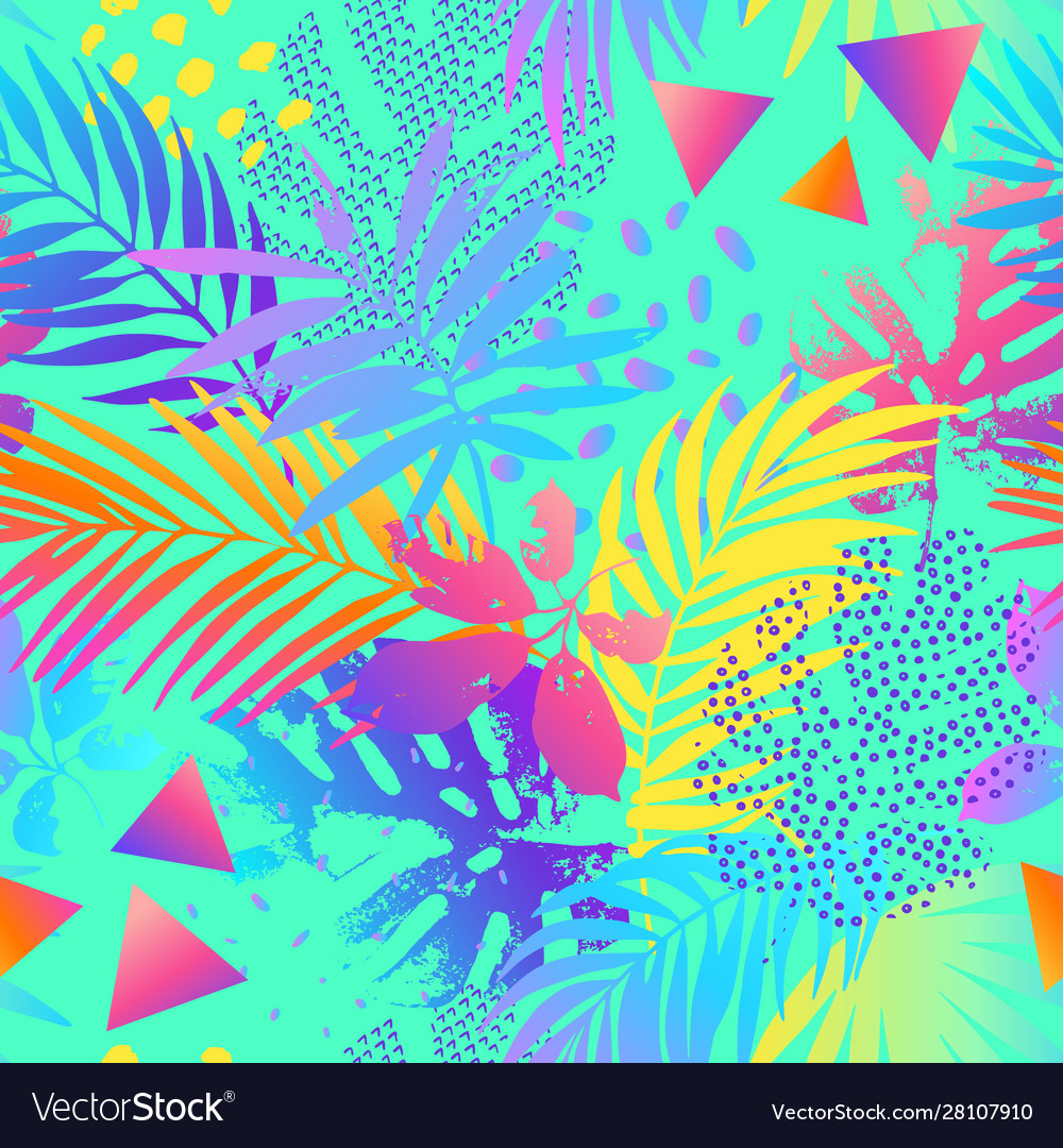 Creative gradient seamless pattern Royalty Free Vector Image