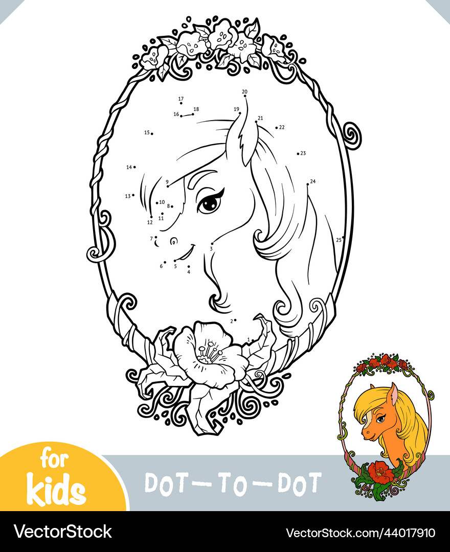 Numbers game education for children cute Vector Image