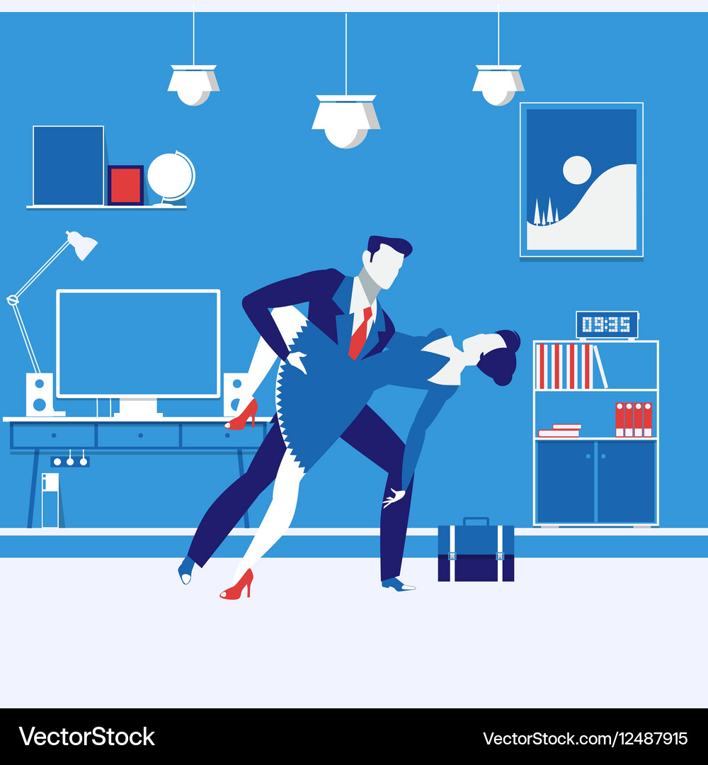 Business partners man and Royalty Free Vector Image