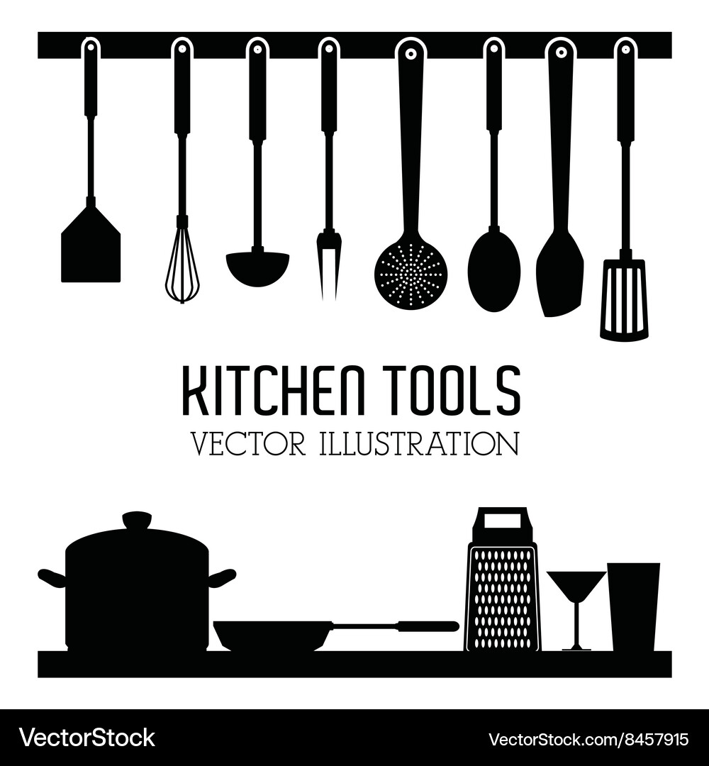 Kitchen Tools Set Royalty Free Vector Image - VectorStock