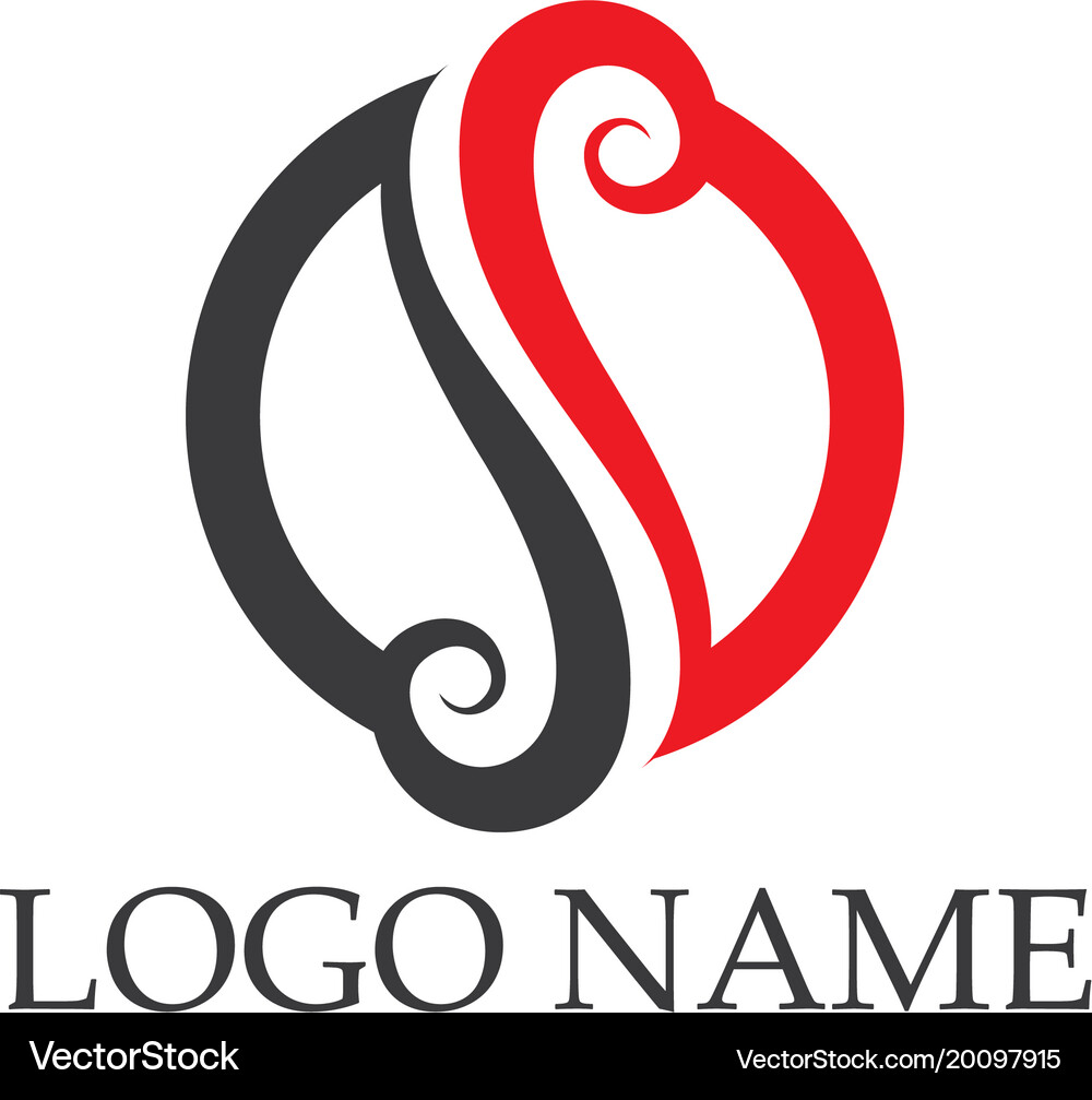 Logo Icon Template Collection Royalty Free Vector Image