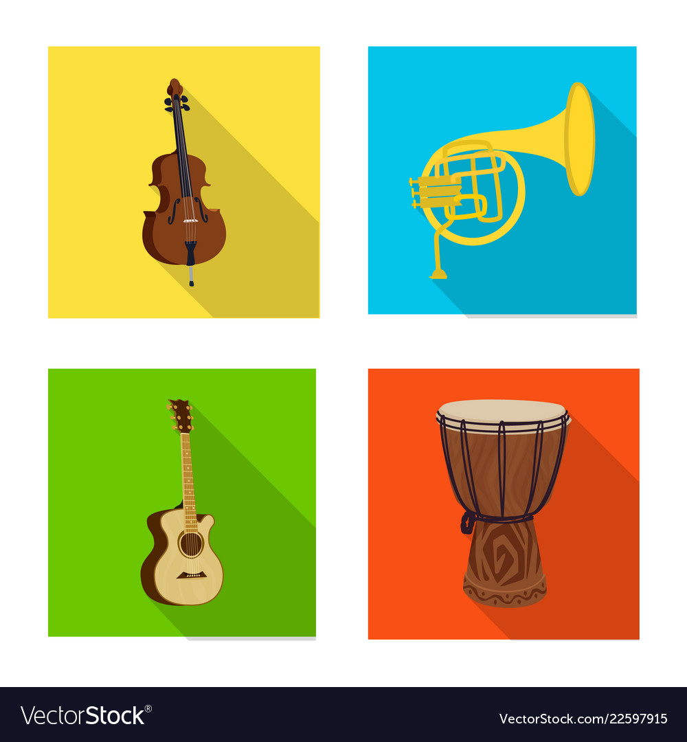 Music and tune symbol Royalty Free Vector Image