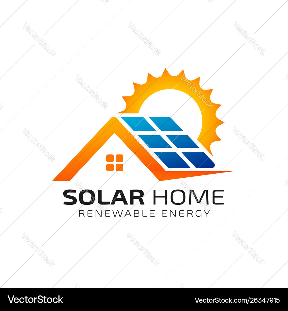 Panel Solar Logo Solar Logo Design Template, Solar Logo Vector, Solar