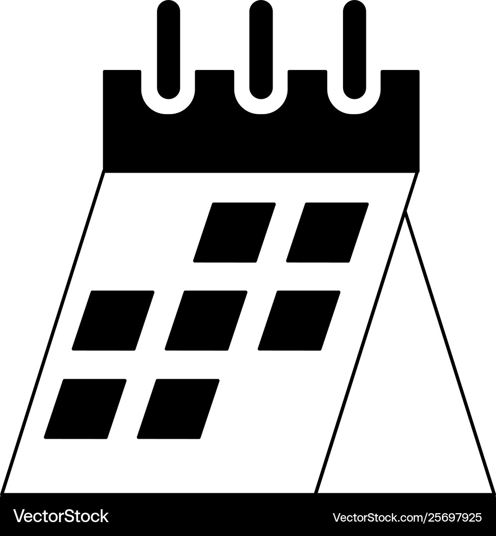 Date calendar icon symbol for design Royalty Free Vector