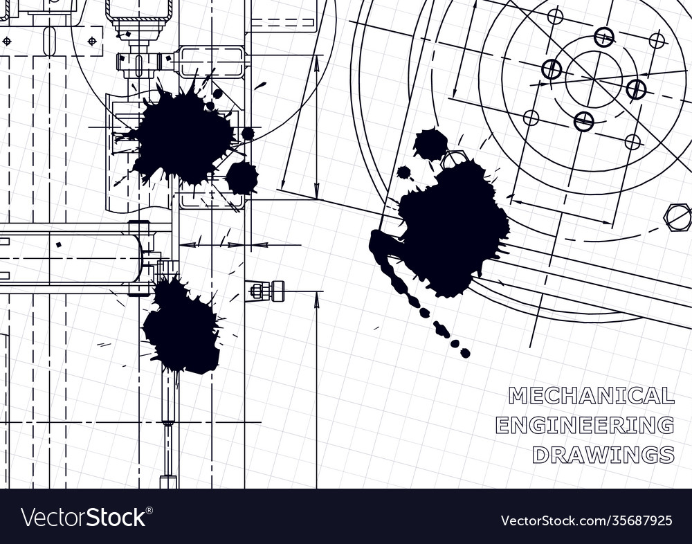 Engineering computer aided design systems Vector Image