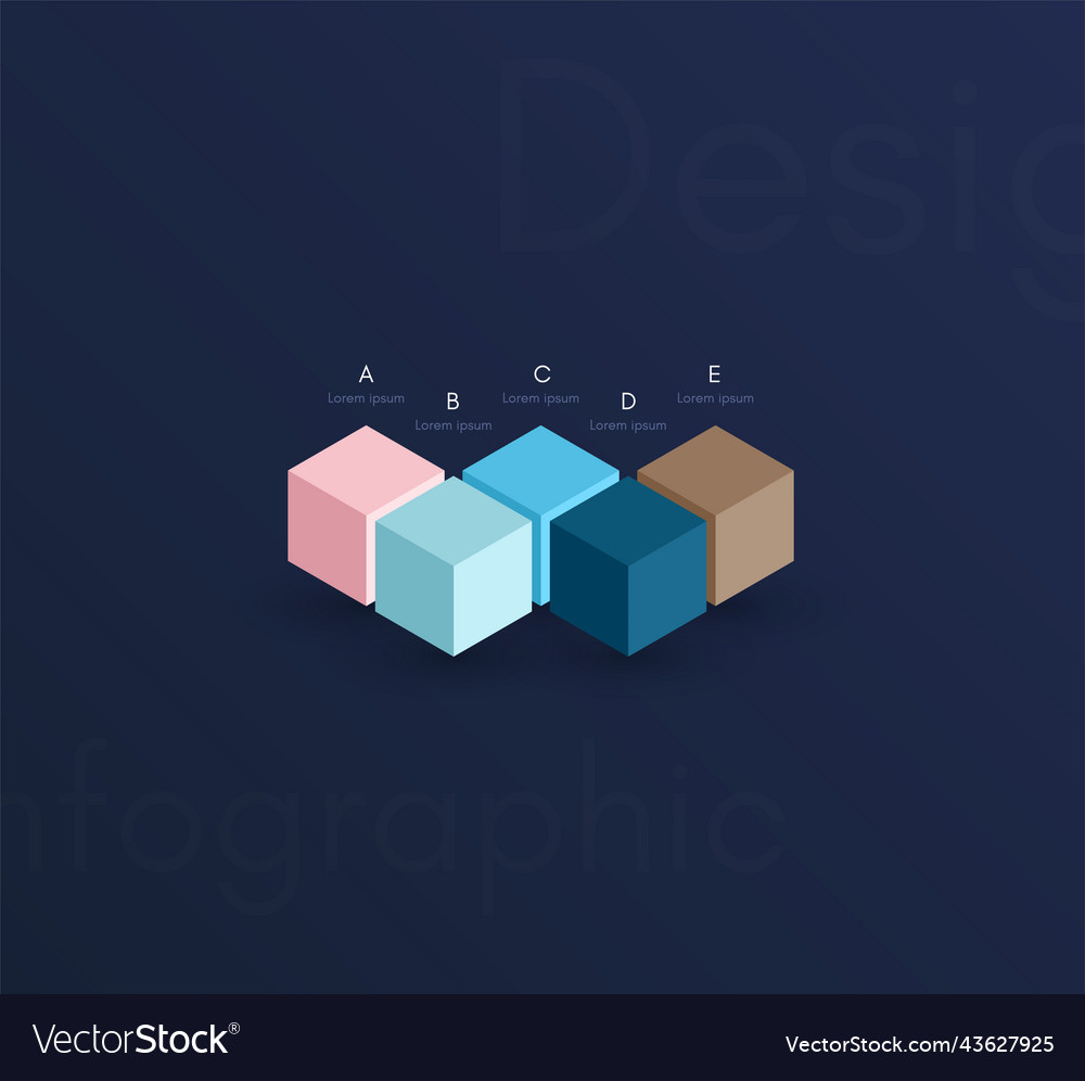 Modern infographic elements for business Vector Image