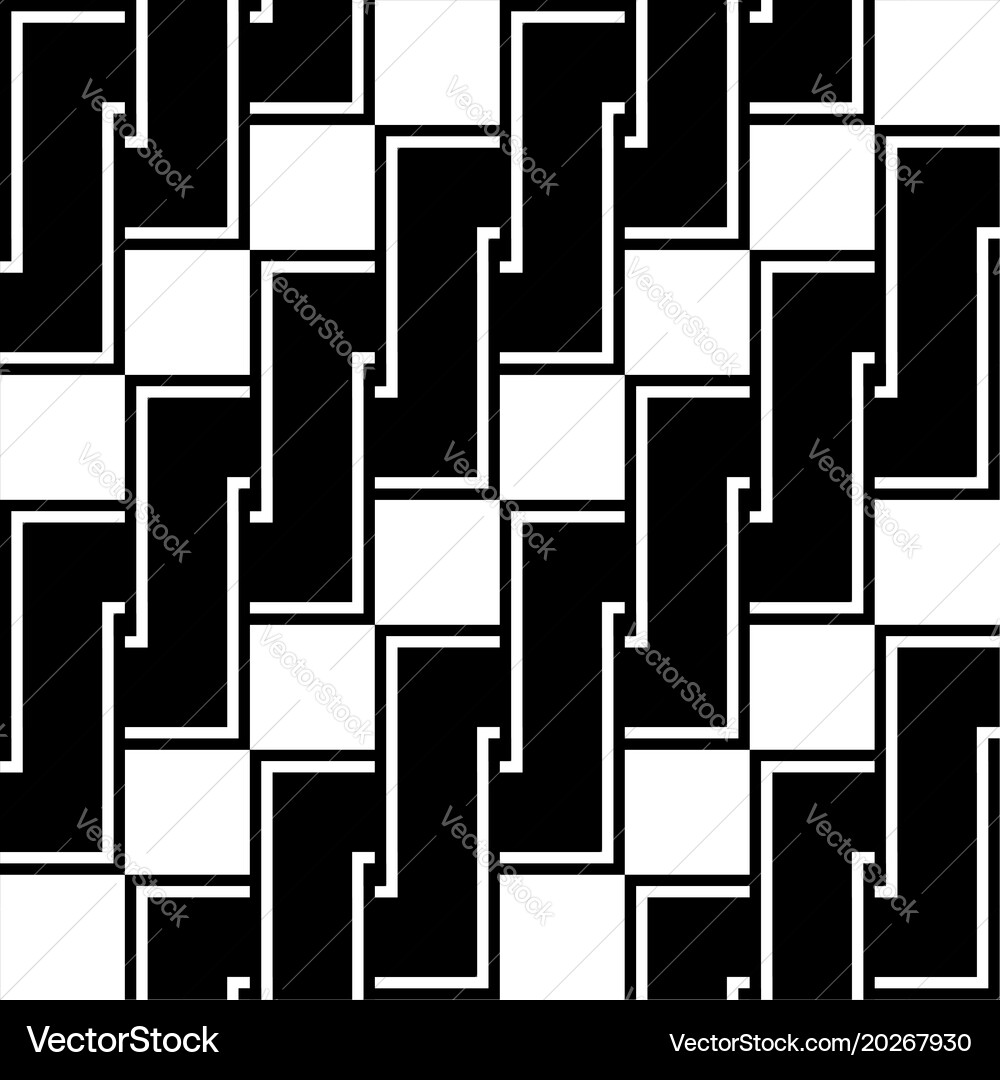 Design seamless monochrome spiral twisted pattern Vector Image