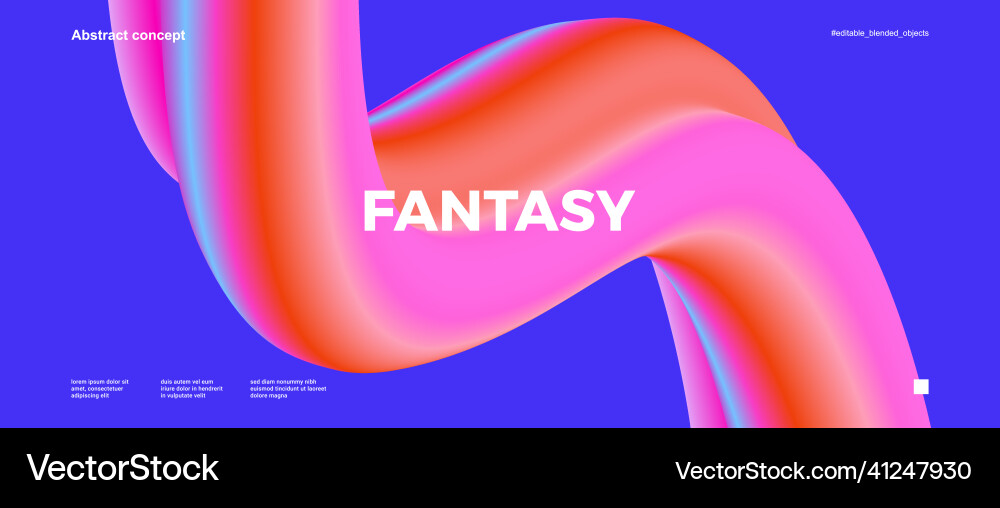 Design template with fluid and liquid shapes Vector Image