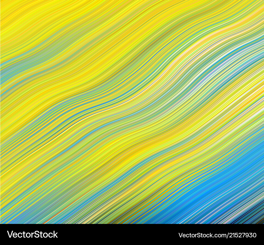 Watercolor style summer waves background Vector Image