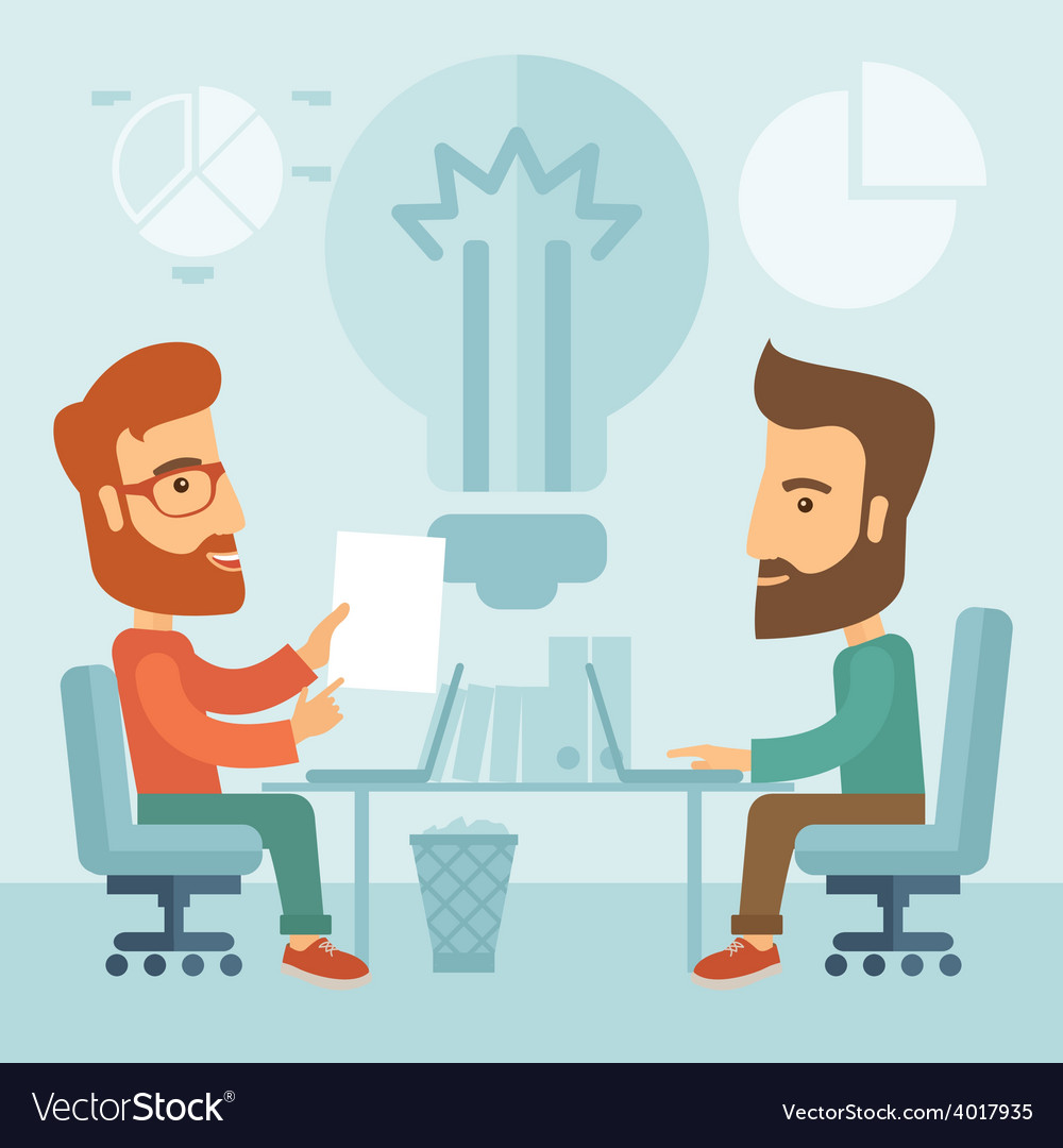 Business brainstorming Royalty Free Vector Image
