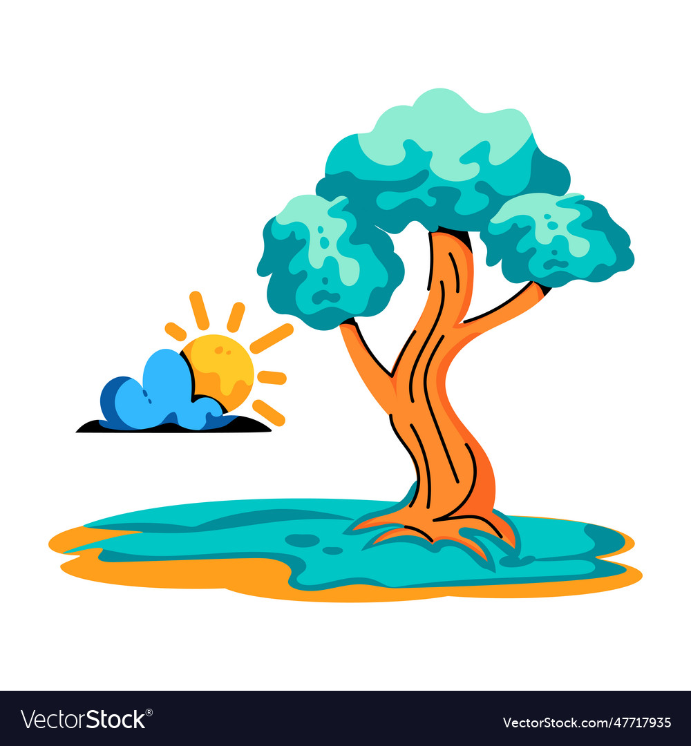 Forest tree Royalty Free Vector Image - VectorStock