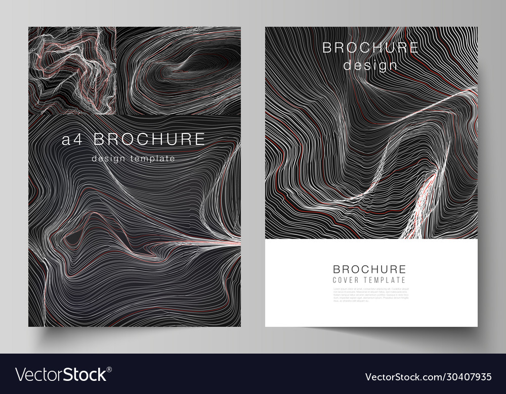 Layout a4 format modern Royalty Free Vector Image
