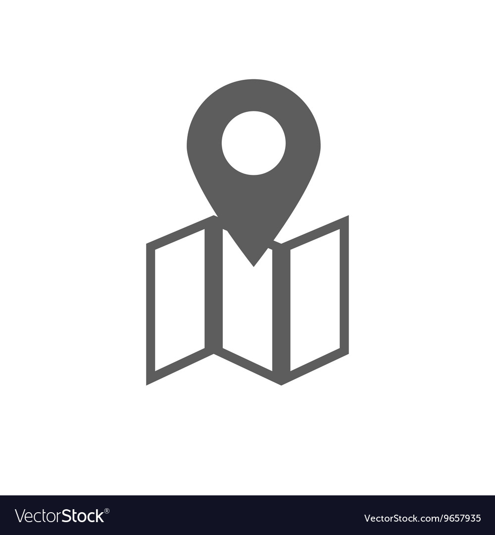 Map location icon Royalty Free Vector Image - VectorStock