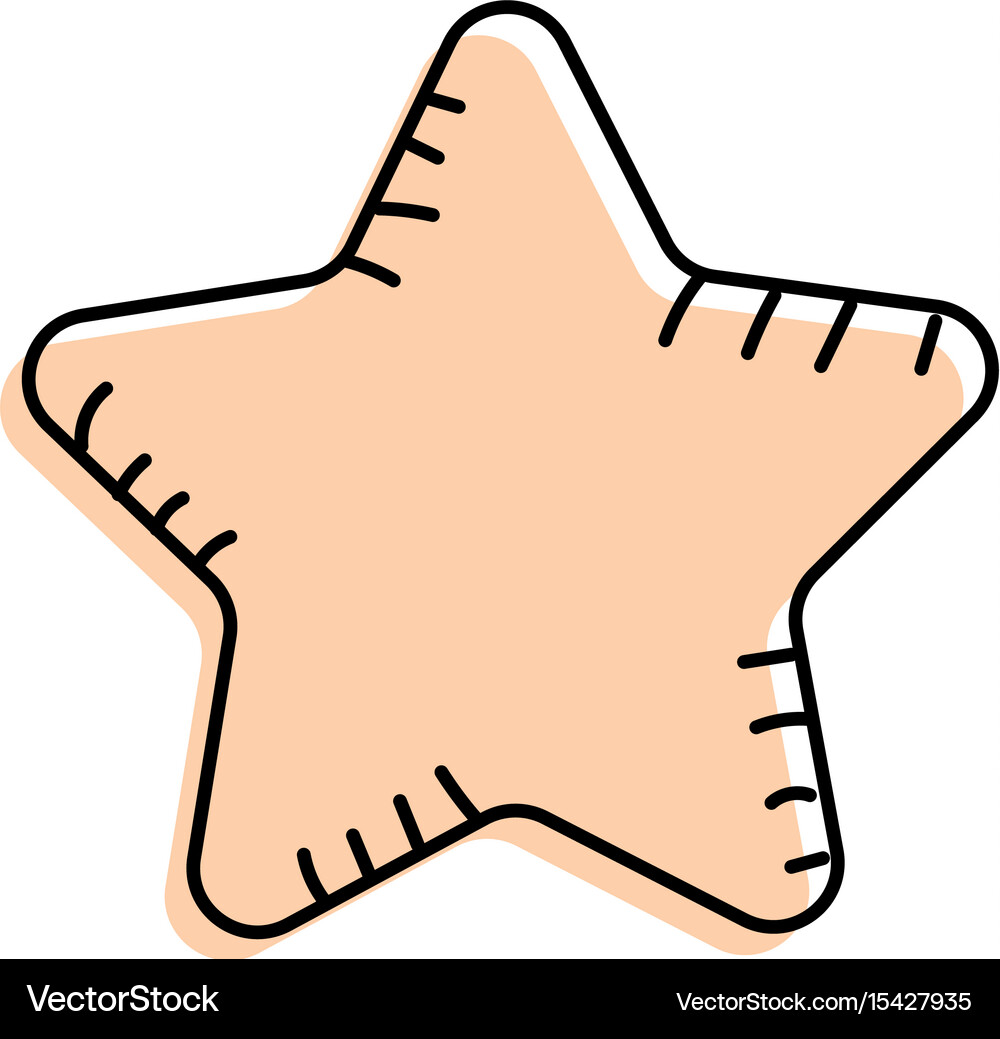 Shiny star in sky art Royalty Free Vector Image