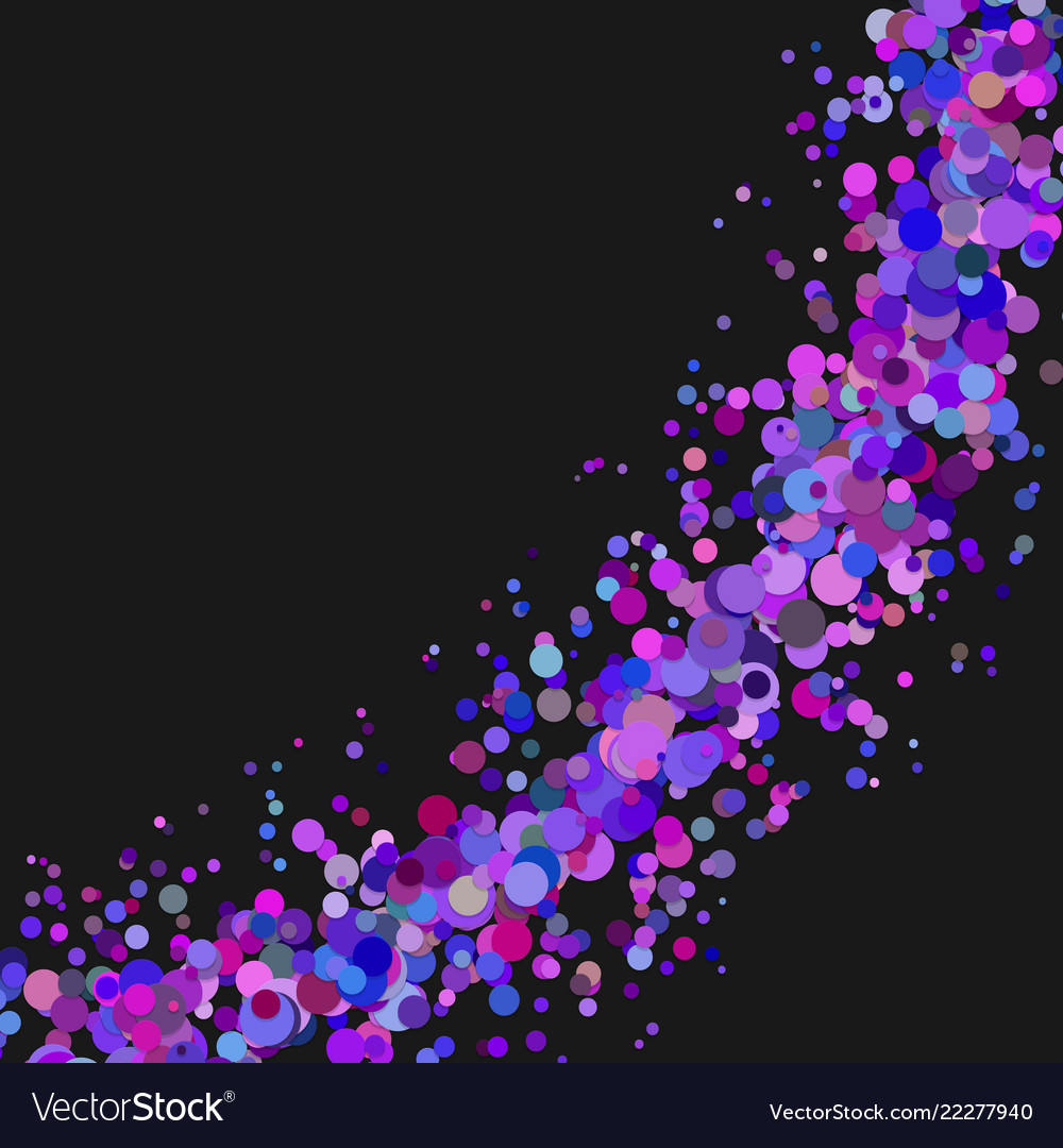 Curved blank abstract scattered confetti dot Vector Image Curved blank abstract scattered confetti dot Vector Image