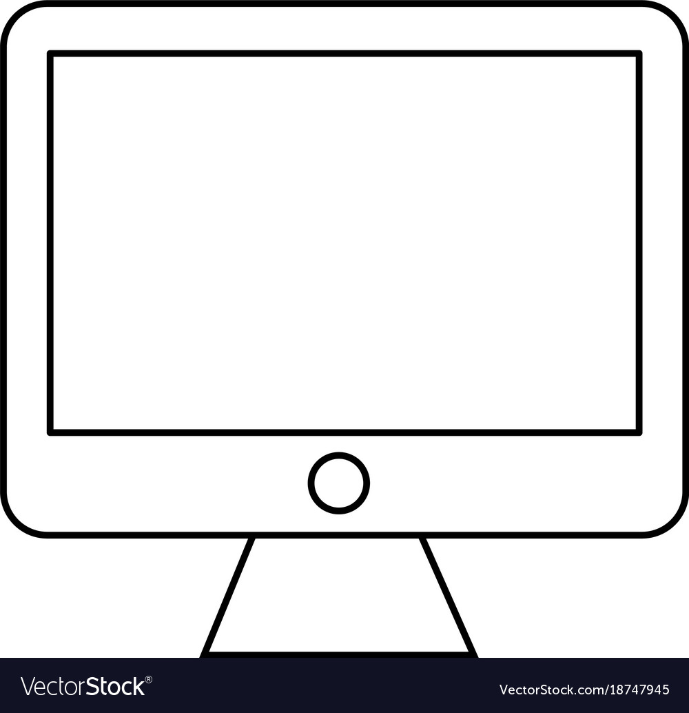 Isolated computer design Royalty Free Vector Image