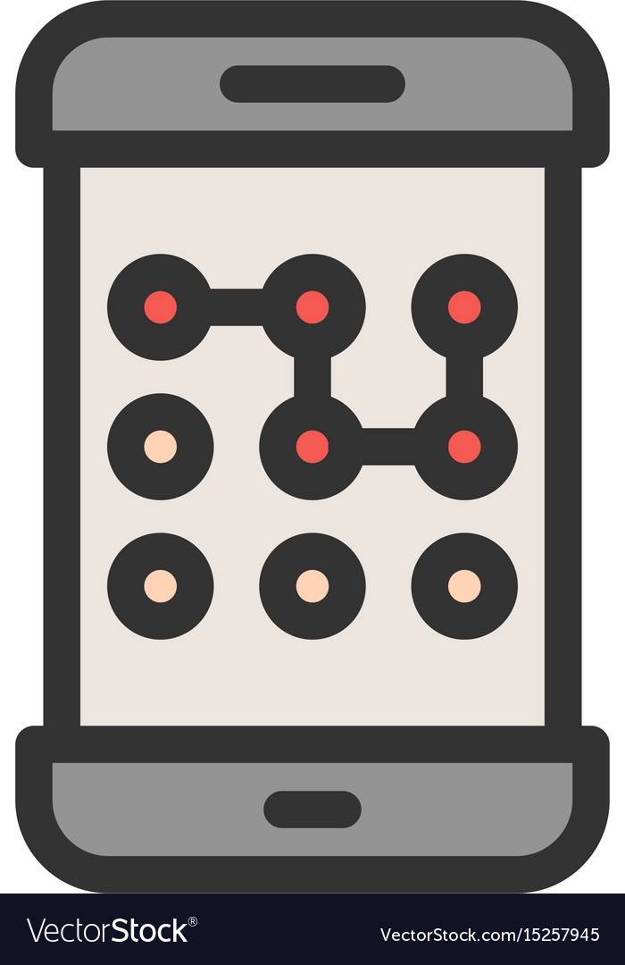 Pattern lock Royalty Free Vector Image - VectorStock