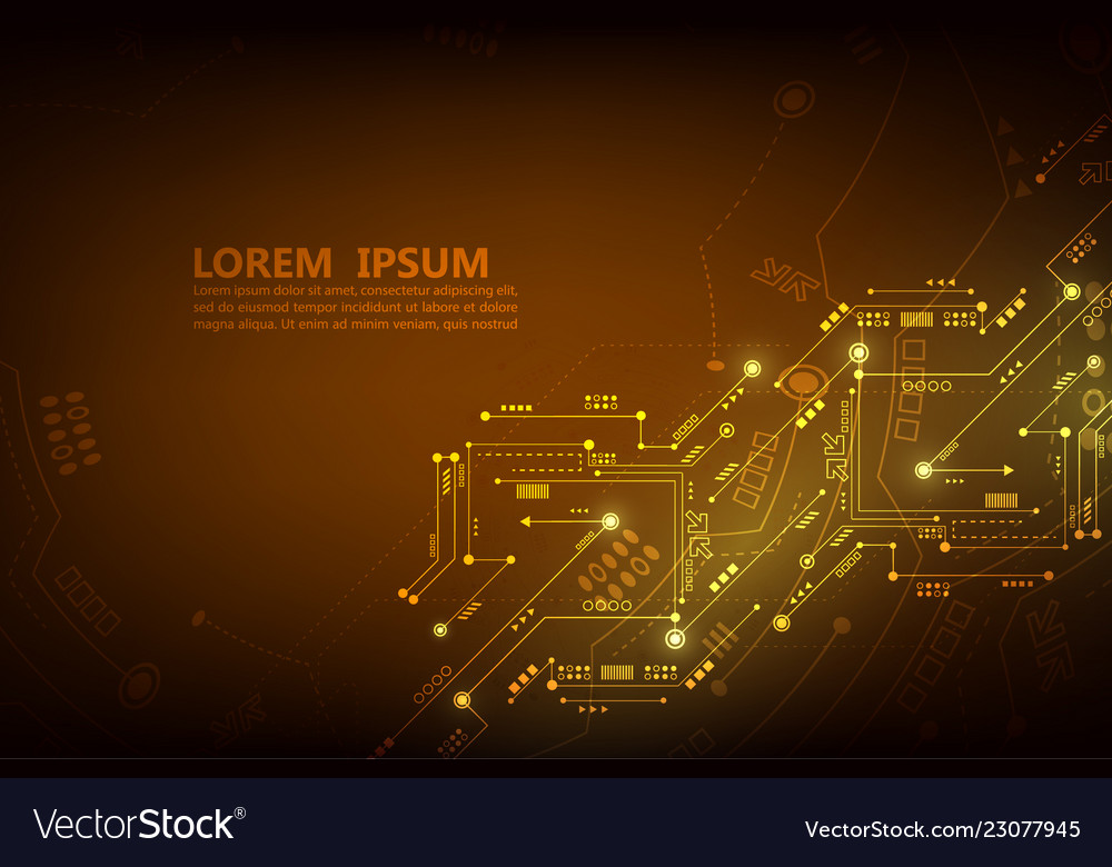 Technology background cyber web network Royalty Free Vector