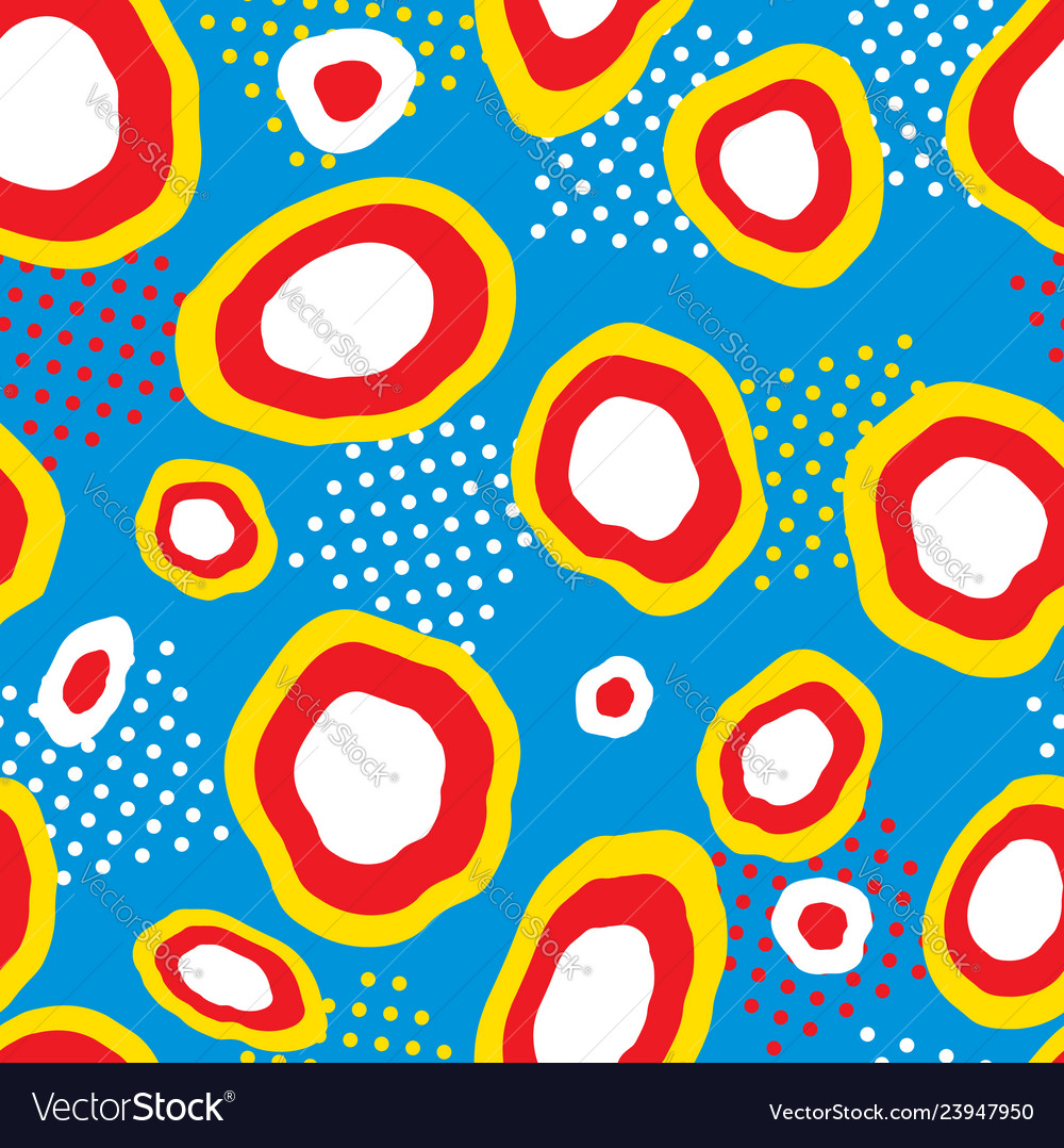 Abstract seamless pattern dotted texture dot Vector Image