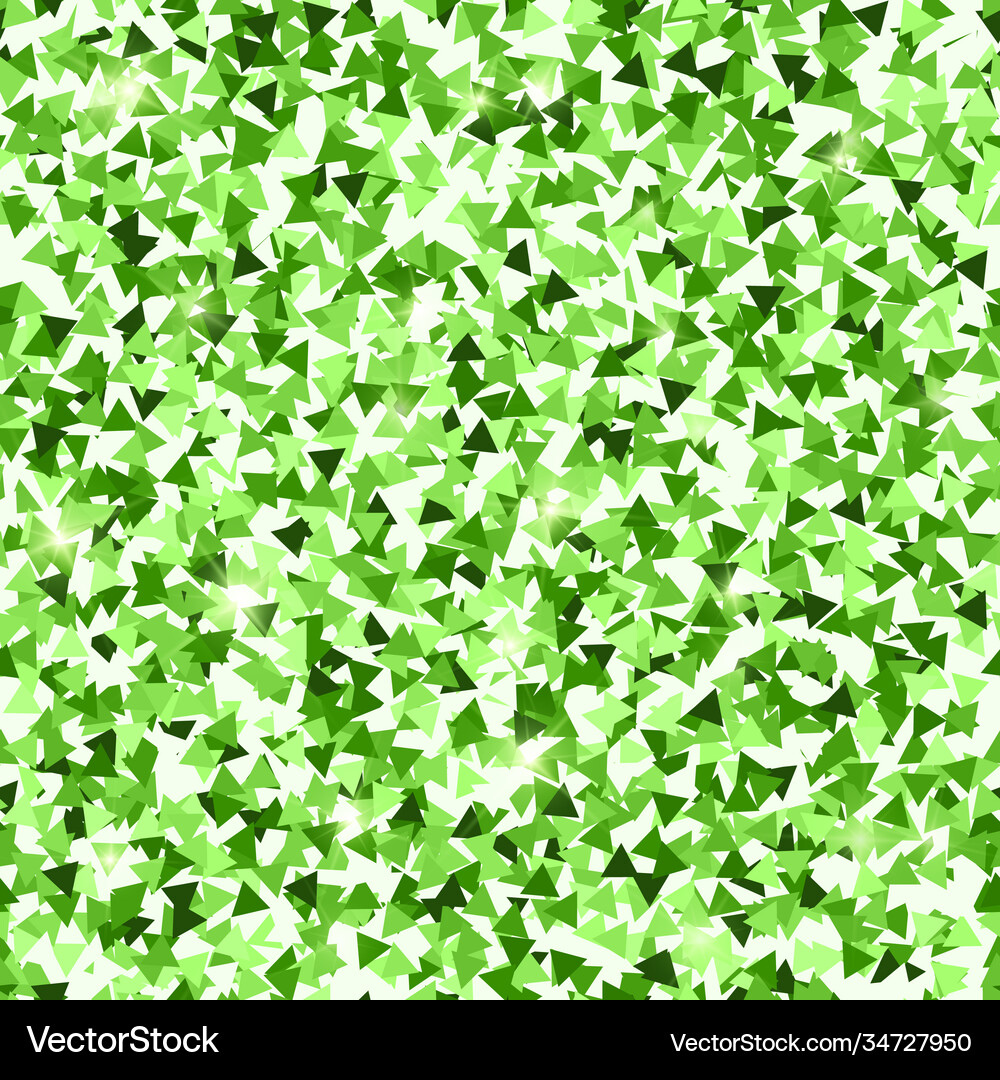 Glitter seamless texture adorable green particles Vector Image