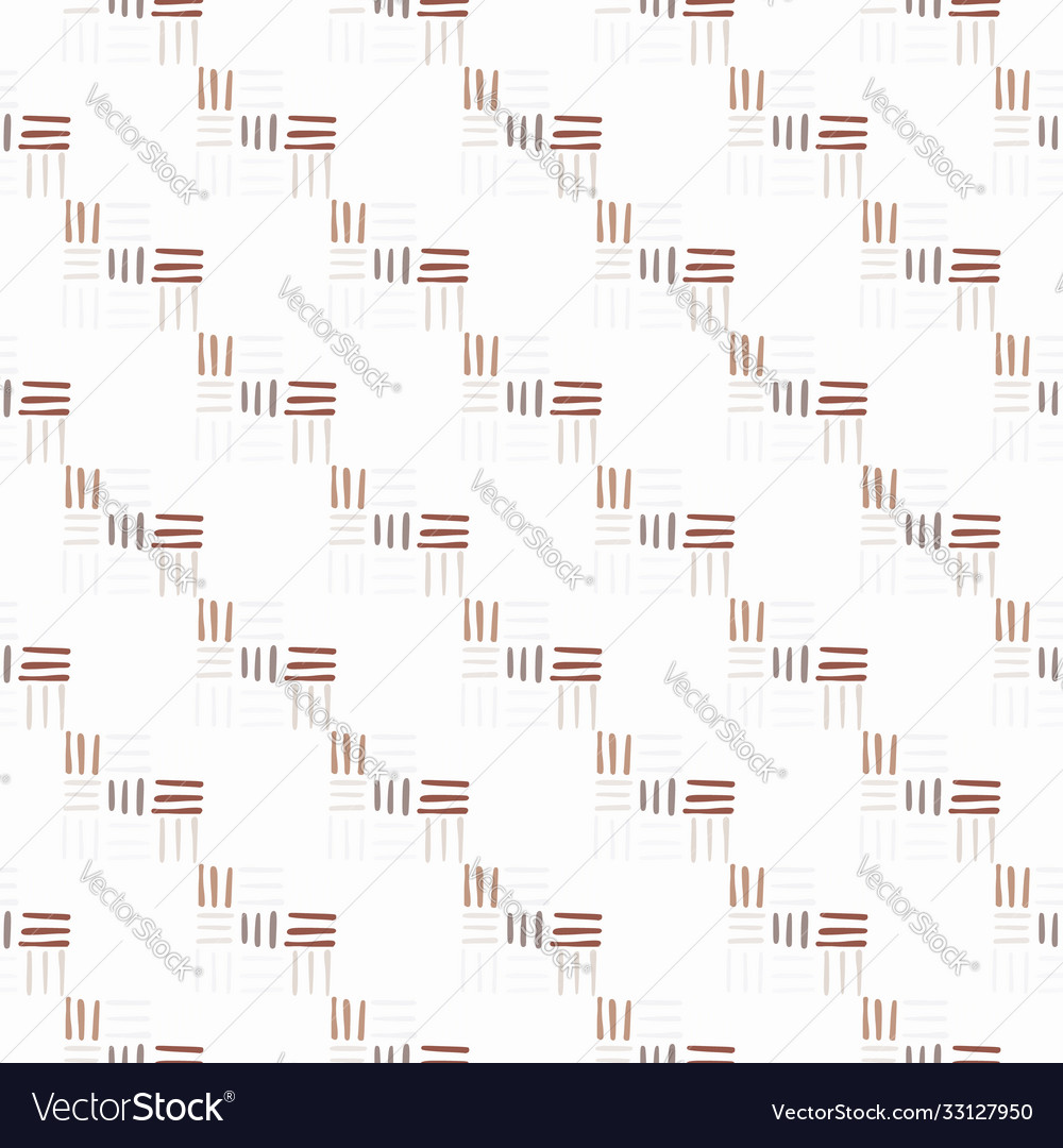 White Geometric Dash Pattern Royalty Free Vector Image