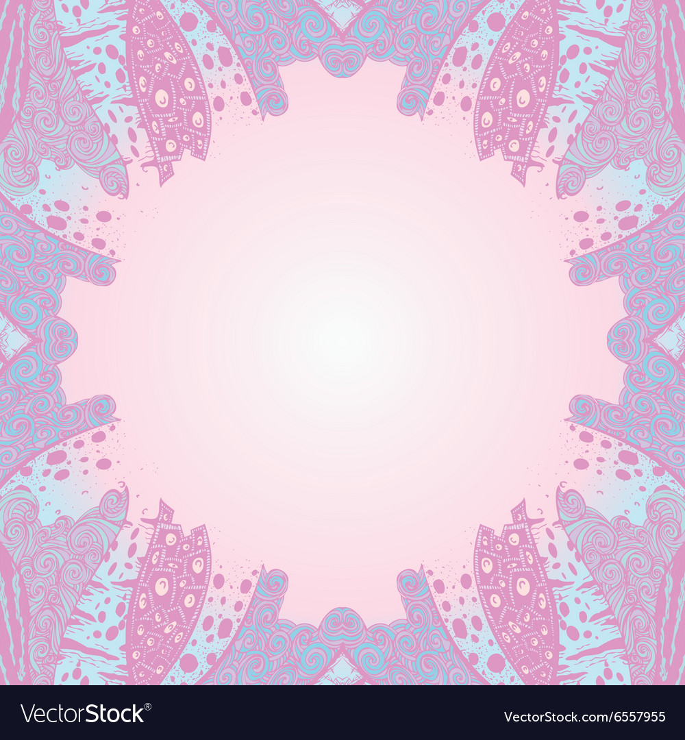 Abstract decorative frame background Royalty Free Vector