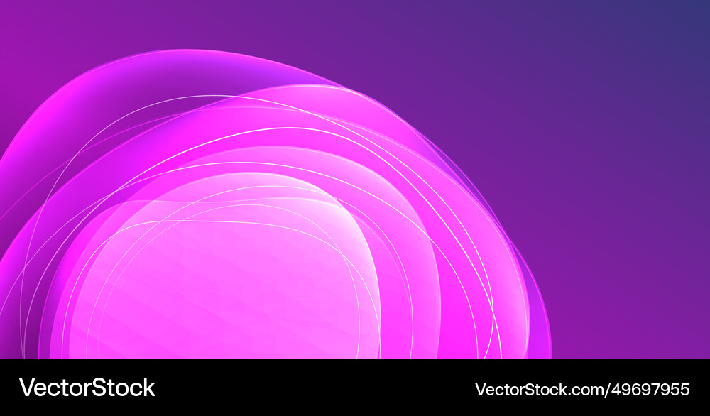 Colorful transparent flowing fluid shapes Vector Image