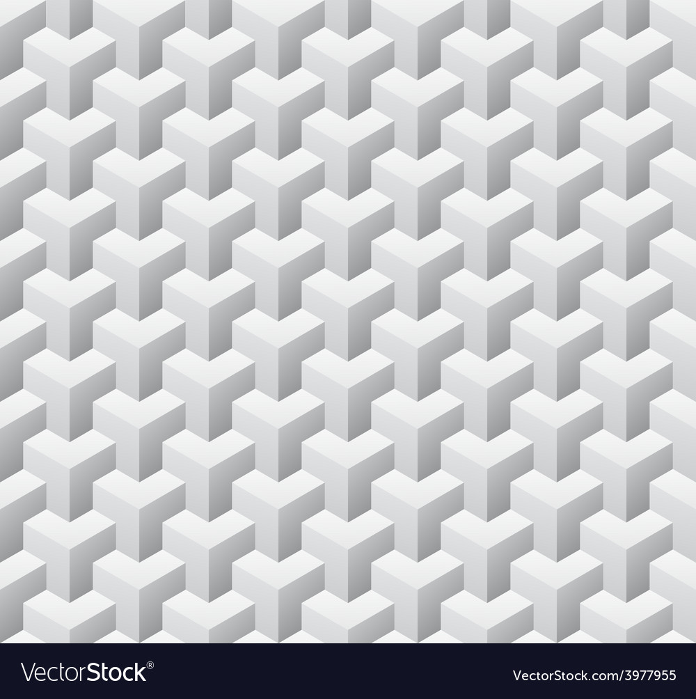 Cubic seamless pattern Royalty Free Vector Image