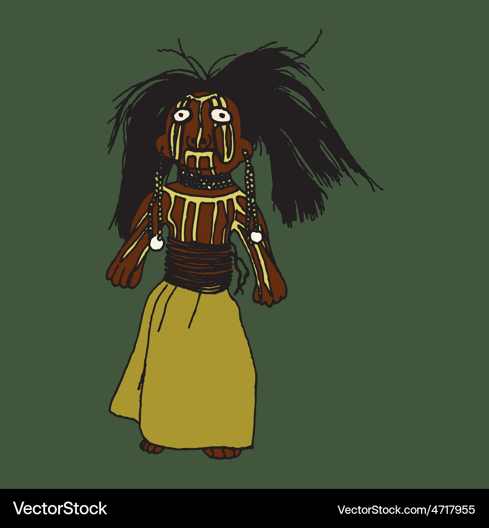 Erzuli dantor Royalty Free Vector Image - VectorStock