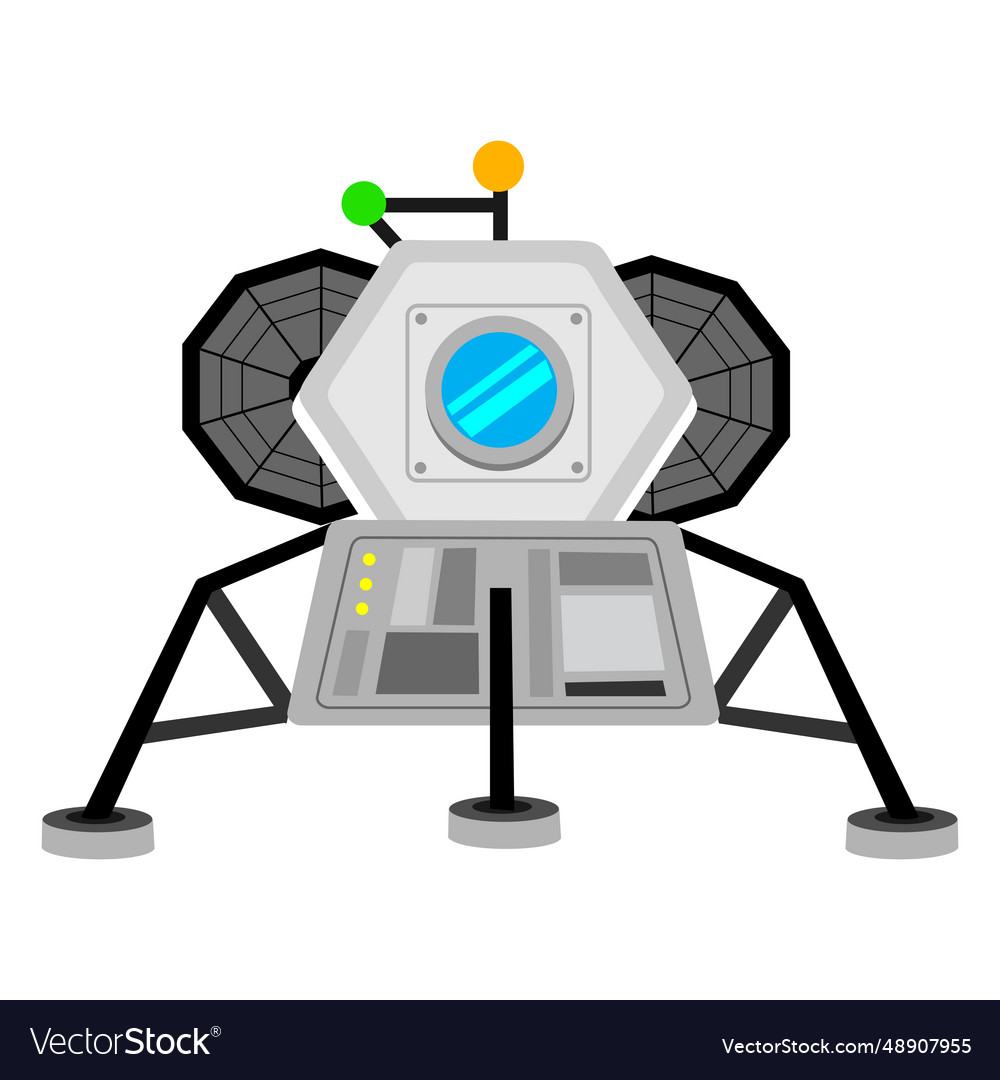 Lunar module icon Royalty Free Vector Image - VectorStock