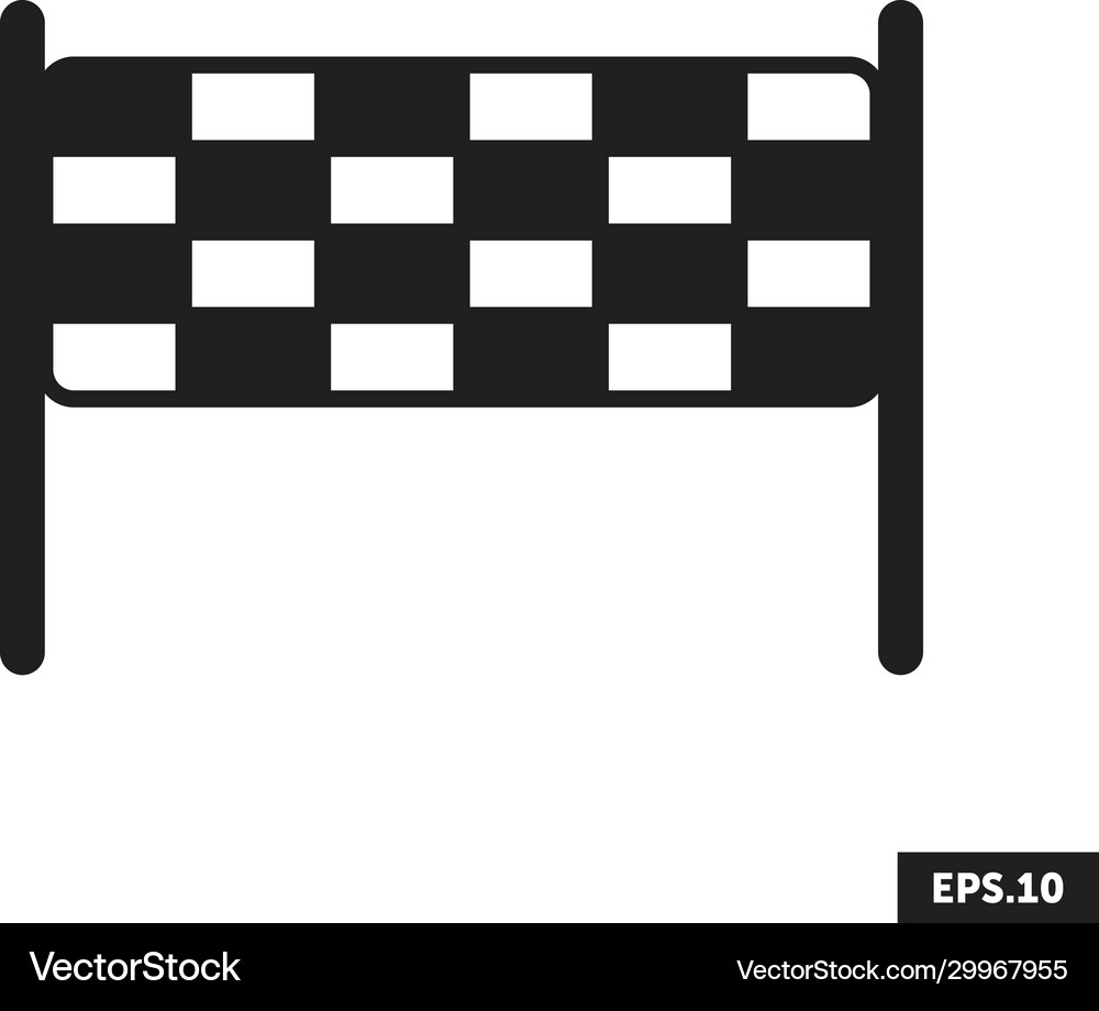 Racing start icon start signsymbol Royalty Free Vector Image