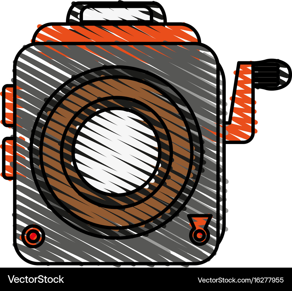 Retro photo camera icon Royalty Free Vector Image