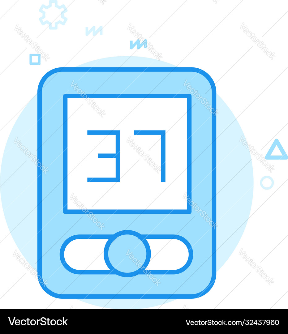Bike or bicycle computer flat icon symbol Vector Image