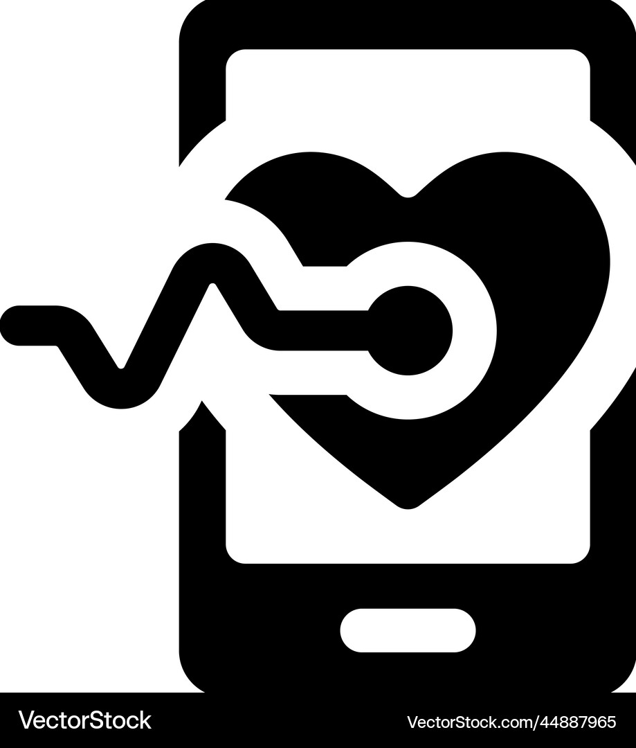 Mobile healthcare icon Royalty Free Vector Image