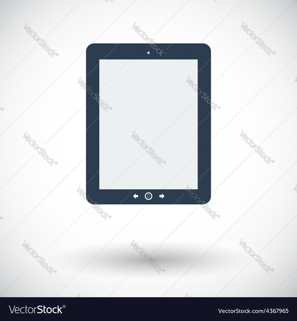 Tablet pc icon Royalty Free Vector Image - VectorStock
