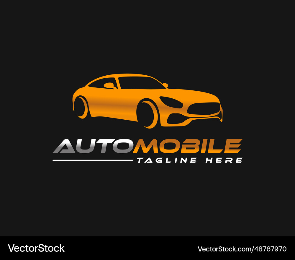 Automotive industry premium logo design Royalty Free Vector