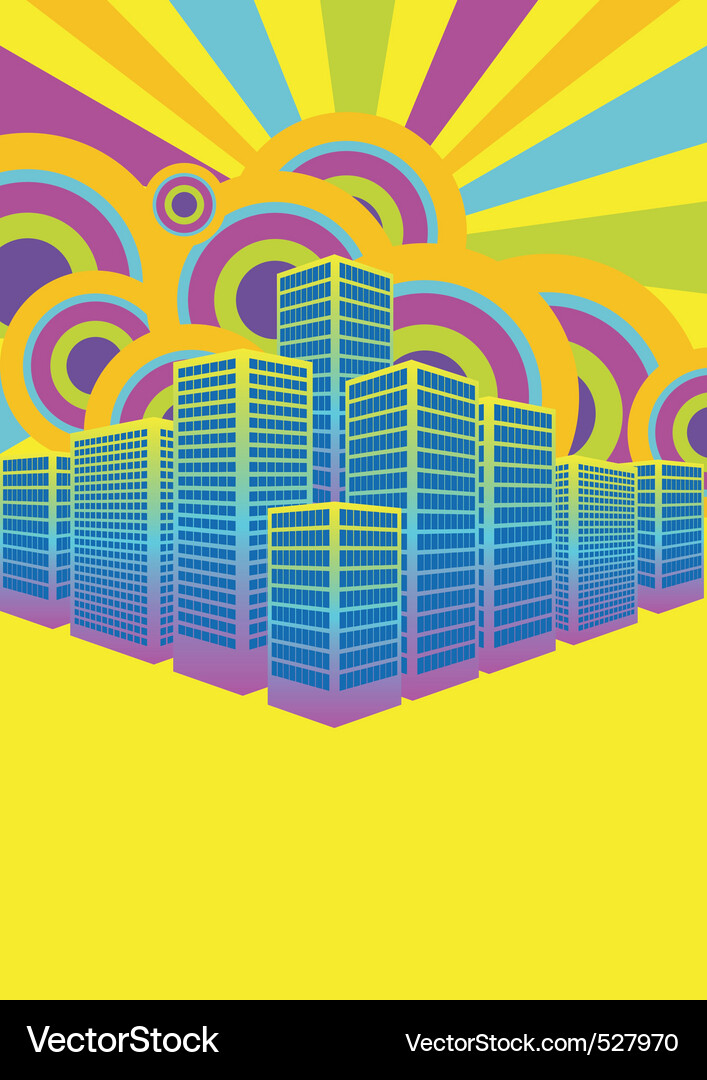 Party in the city Royalty Free Vector Image - VectorStock