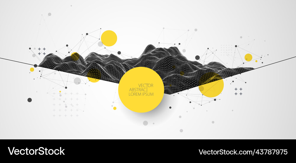 Abstract scientific and technological background Vector Image