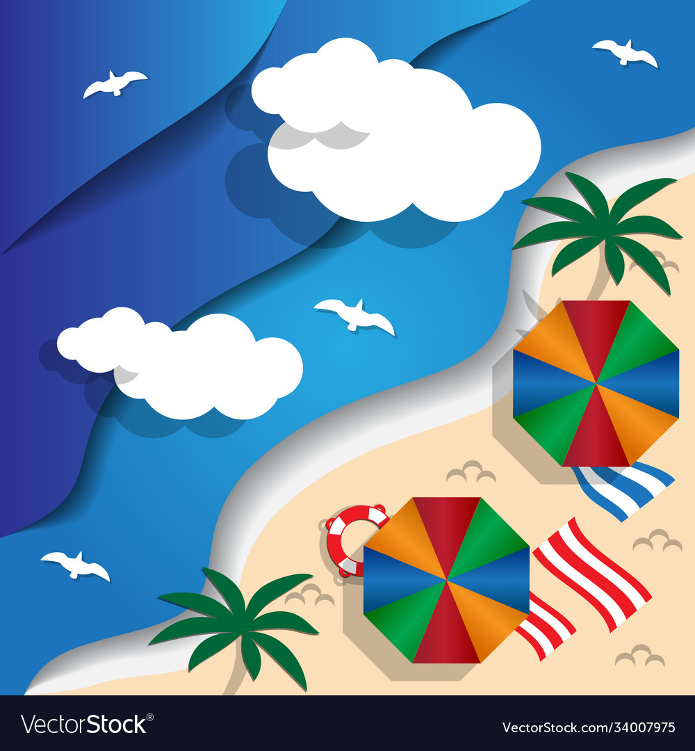 Beach Royalty Free Vector Image - VectorStock
